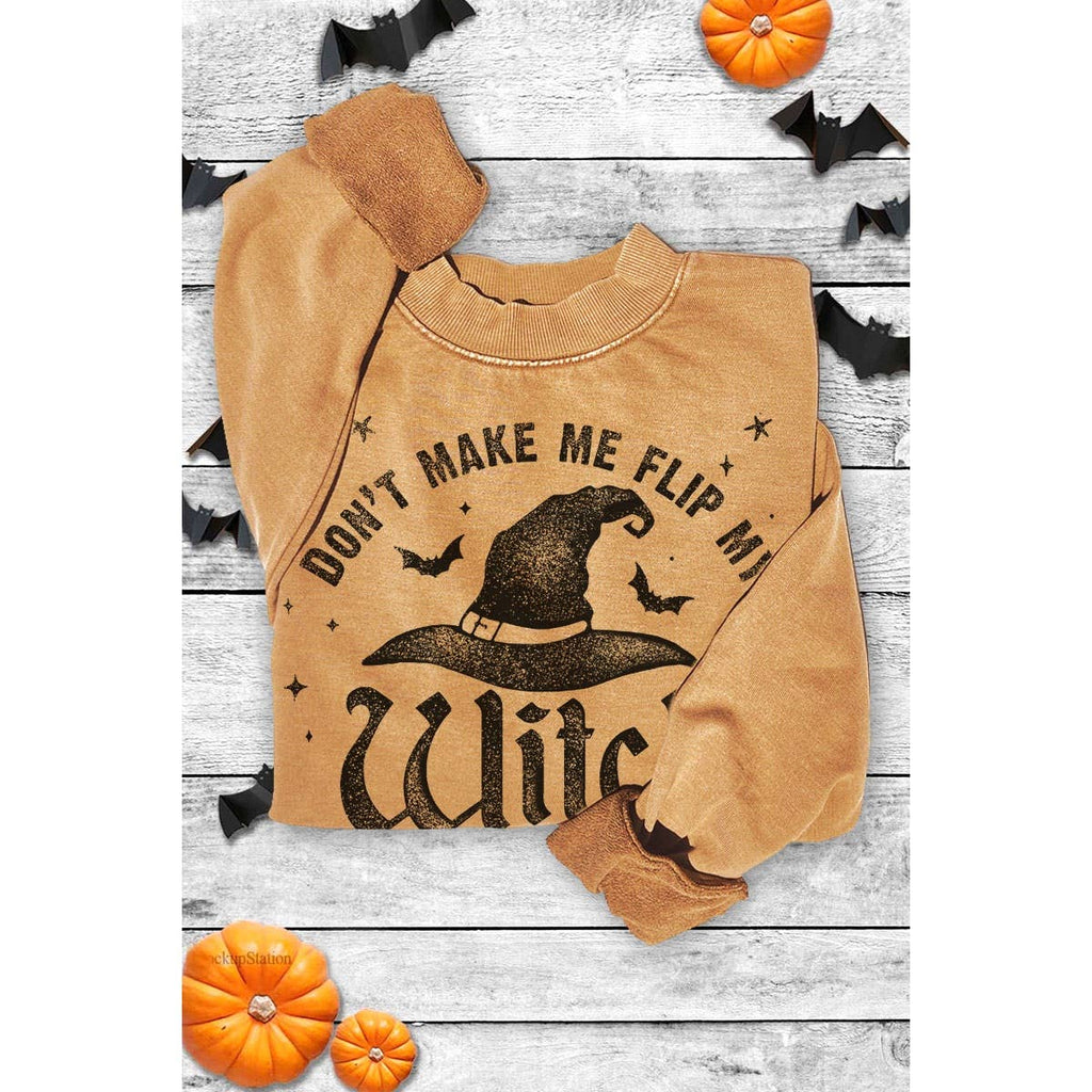 Witch Switch Sweatshirt Mustard – Inspired New Ulm